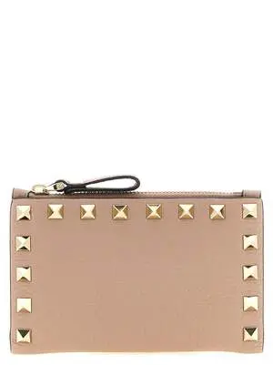 Valentino Garavani Rockstud' Cardholder - Pink