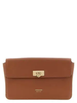 FERRAGAMO Harley' Clutch - Brown