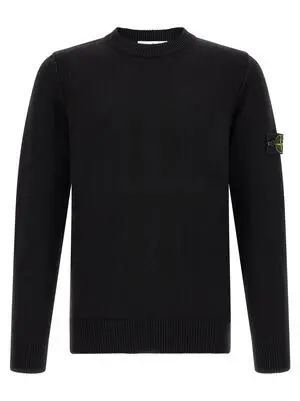 Stone Island STONE ISLAND 5100072 Crew Neck Sweater Black