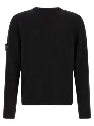 Stone Island Badge Sweater - Black