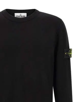 Stone Island Badge Sweater - Black