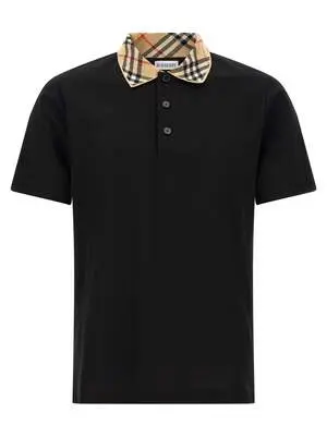 Burberry Evan' Polo Shirt - Black