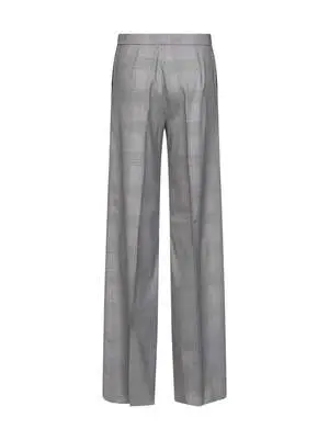 Max Mara Grey Glen Plaid Wool Mxmnetto Trousers
