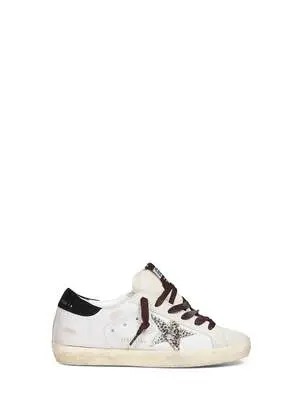GOLDEN GOOSE White Super-star Sneakers - Multicolor