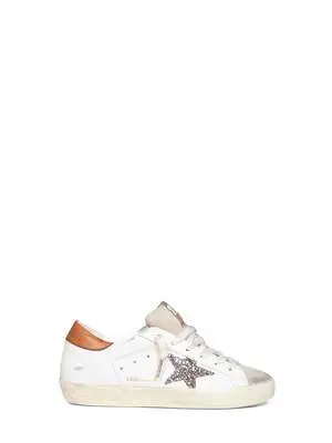 GOLDEN GOOSE White Super-star Sneakers - Multicolor