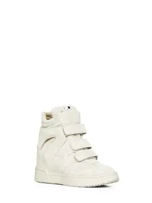 Isabel Marant Étoile Ecru Suede Im3 High-top Sneakers - Multicolor