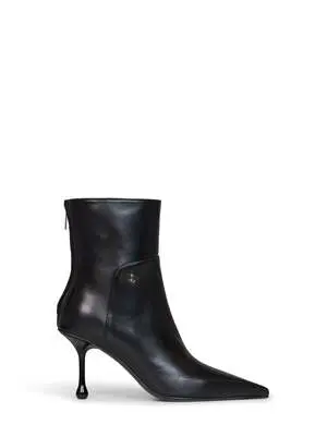JIMMY CHOO Black Nappa Leather Cycas 80 Ankle Boots - Multicolor