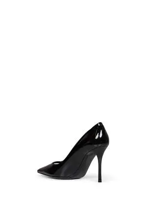 Dolce & Gabbana Black Patent Leather Pumps With Dg Logo