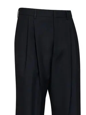 Dries Van Noten Wool Double-pleat Trousers - Multicolor