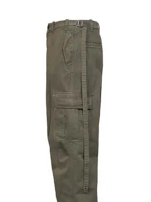 Fendi Cotton Drill Regular-fit Utility Trousers - Multicolor