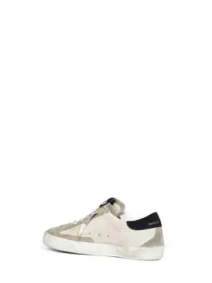 GOLDEN GOOSE Cream Leather Low Top Sneakers