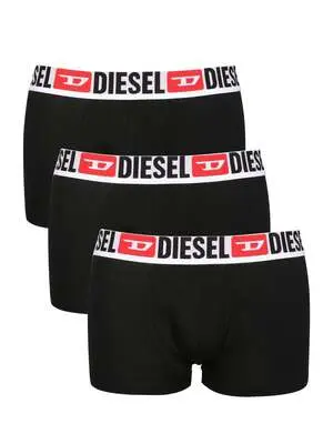 DIESEL® Logo Waistband Boxer Briefs 3-pack - Black