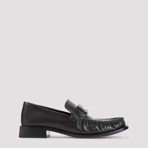 ROGER VIVIER Crystal Strass Leather Loafer
