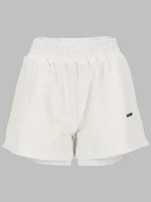 BARROW Mini Cotton Shorts - White