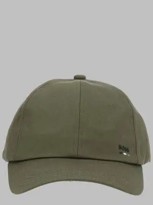 BOSS Logo Detail Baseball Cap - Green