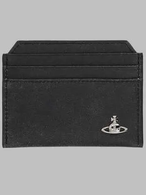 VIVIENNE WESTWOOD Designer Leather Wallet - Black