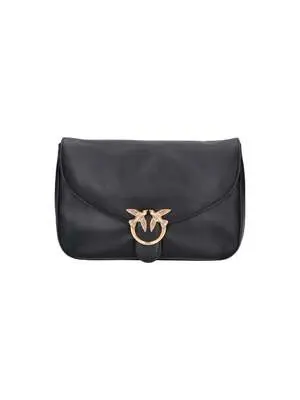 Pinko Flap Shoulder Bag With Logo Hardware