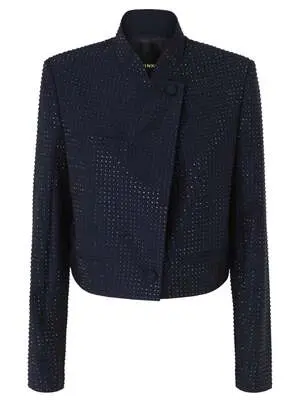 Pinko Tailored Jacket In Polyester-viscose Blend
