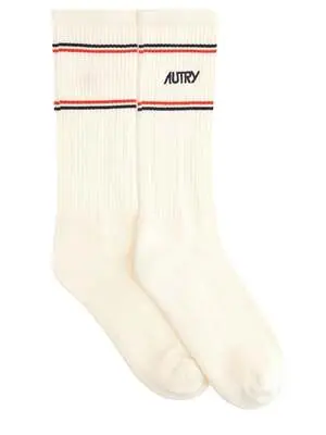 AUTRY X MAISON KITSUNE Collaborative Logo Socks