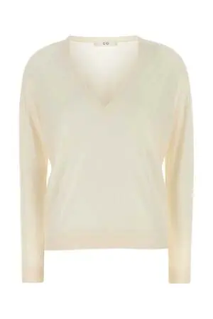 CO CO 100% Cashmere V-Neck Sweater