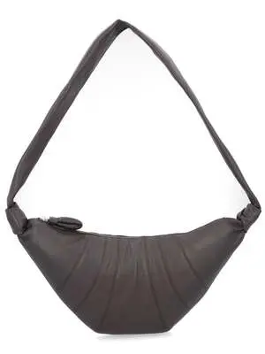 LEMAIRE Structured Leather Shoulder Bag - Brown