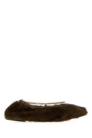 Stella McCartney Eco Fur Ballerina Flats