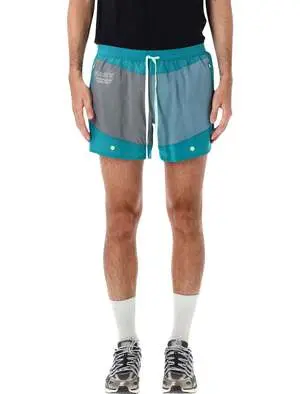 Nike Colorblocked Running Shorts With Drawstring Waist - Bright Spruce