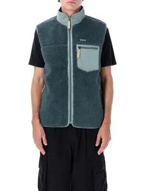 Patagonia Classic Retro-x Windproof Recycled Fleece Full-zip Jacket - Summit Blue