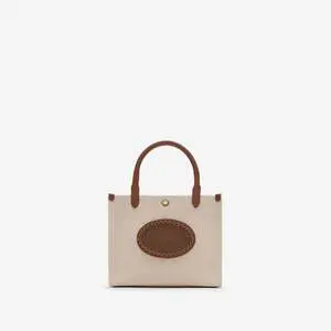Burberry Mini Canvas Tote Handbag