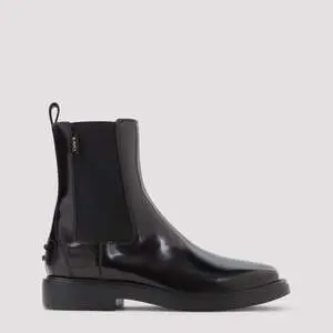TOD`S Leather Chelsea Ankle Boots