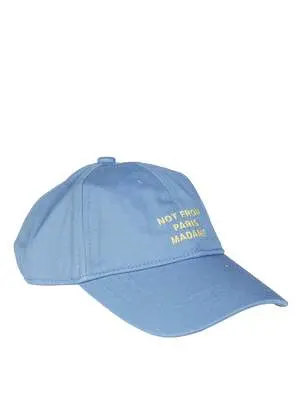 Drole De Monsieur Slogan Baseball Cap For - Blu