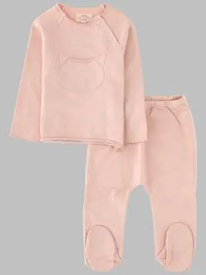 TEDDY & MINOU Mini Cotton Two-piece Suit