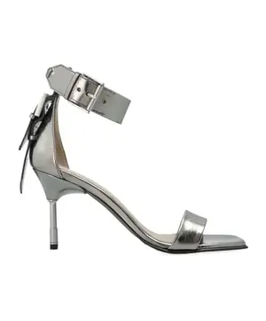 ALLSAINTS Metallic Leather Sandals