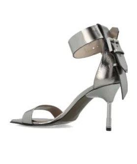 ALLSAINTS Metallic Leather Sandals