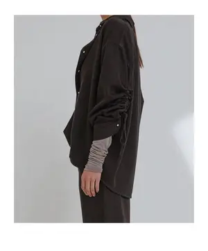 DARKPARK Keanu Denim Rouche Shirt