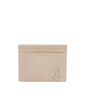 CHRISTIAN LOUBOUTIN Logo Card Holder Wallet