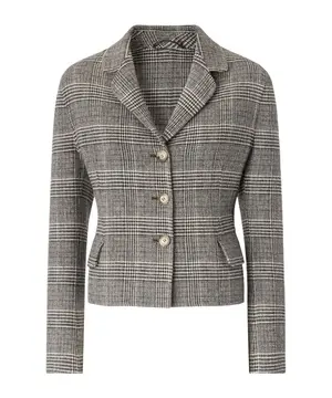 Ermanno Scervino Short Single-breasted Jacket - Gray