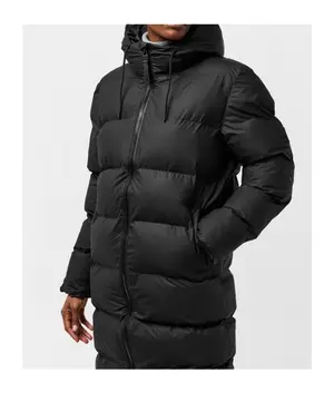 Rains Long Sleeved Cotton Padded Jacket With Hood