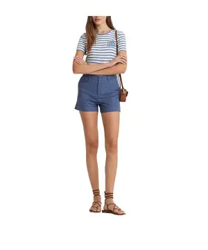 Ralph Lauren Stripe Round Neck Short Sleeve
