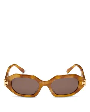 Tory Burch Geometric Sunglasses, 51mm