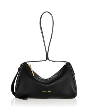 Veronica Beard Prism Convertible Leather Shoulder Bag - Black
