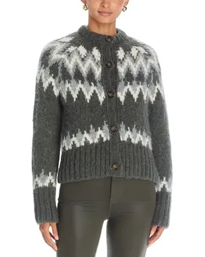 Veronica Beard Christina Fair Isle Cardigan