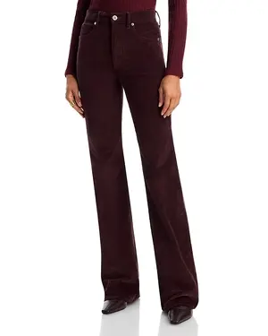 Veronica Beard Crosbie Corduroy High Rise Wide Leg Jeans