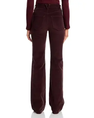 Veronica Beard Crosbie Corduroy High Rise Wide Leg Jeans