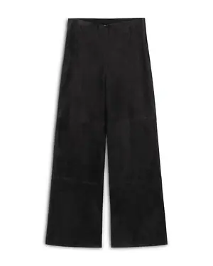 ARMA Karina Suede Wide Leg Pants