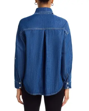L'Agence Jorah Cotton Relaxed Long Sleeve Shirt