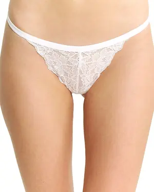 Honeydew Intimates Riot Lace Thong Ivory