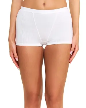 Honeydew Intimates Emma Ribbed Boyshorts White