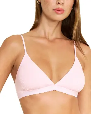 Honeydew Intimates Emma Ribbed Bralette Budding