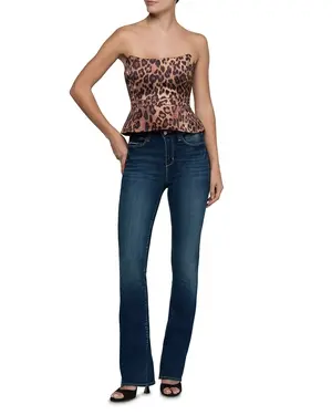 L'Agence Meliora Corset Peplum Top